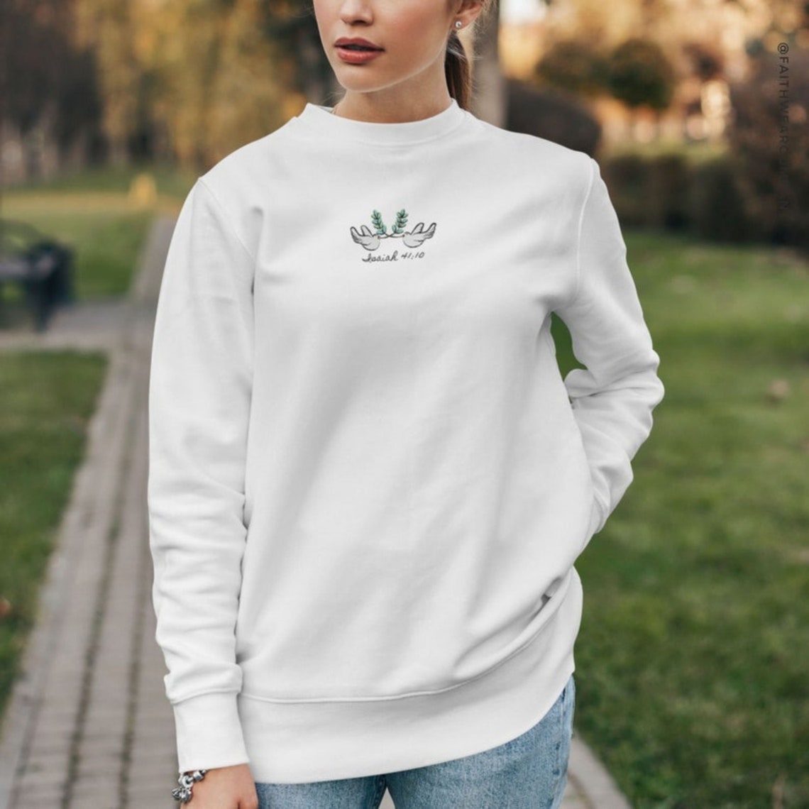 Christian Sweatshirt, Christian Clothing, Christian Crewneck, Faith ...