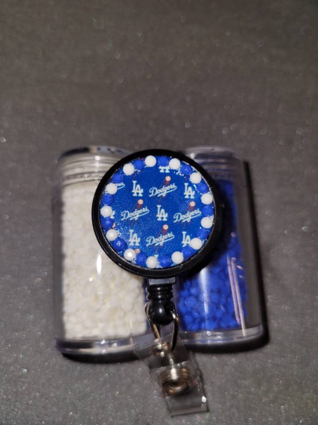Dodgers Badge Holder - Etsy
