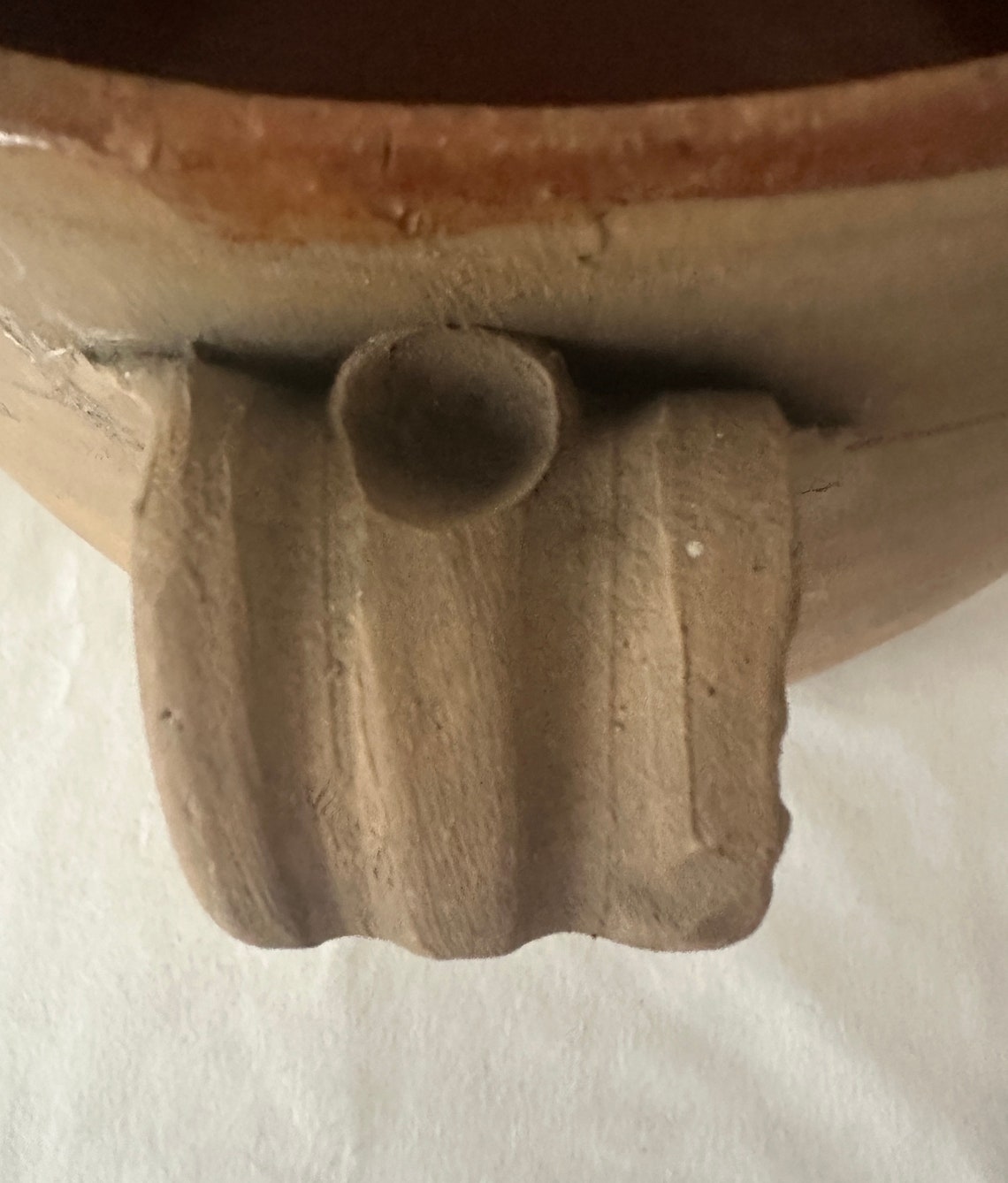 Antique French Country Stoneware Cooking Pot, Circa 1920's. Marked ...