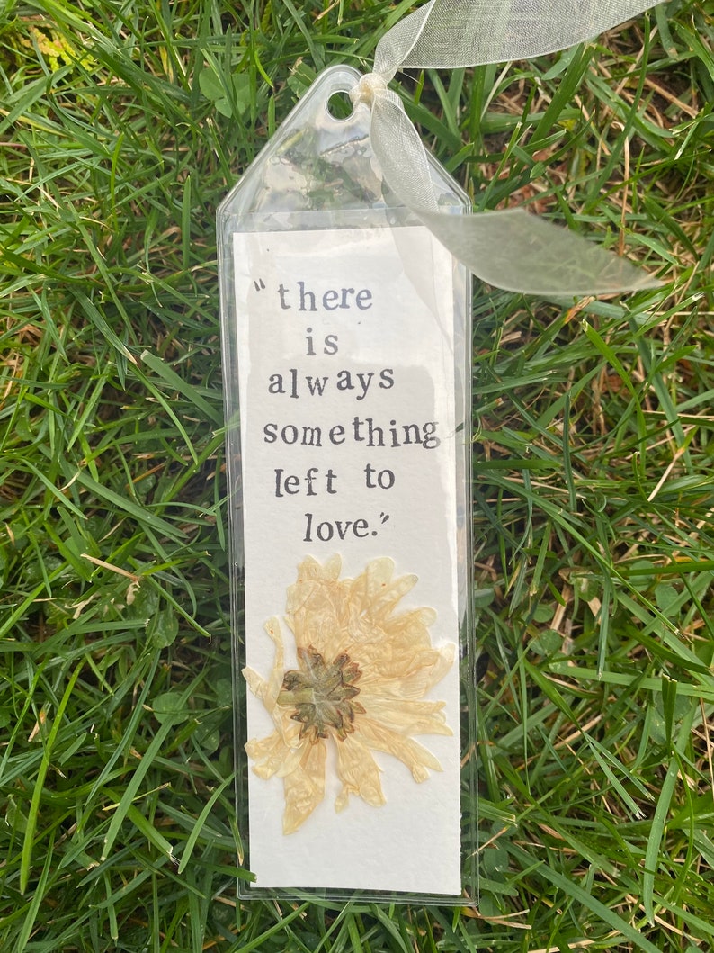 Flower Bookmarks | Handmade Hand Painted Bookmarks | Book Quotes ...