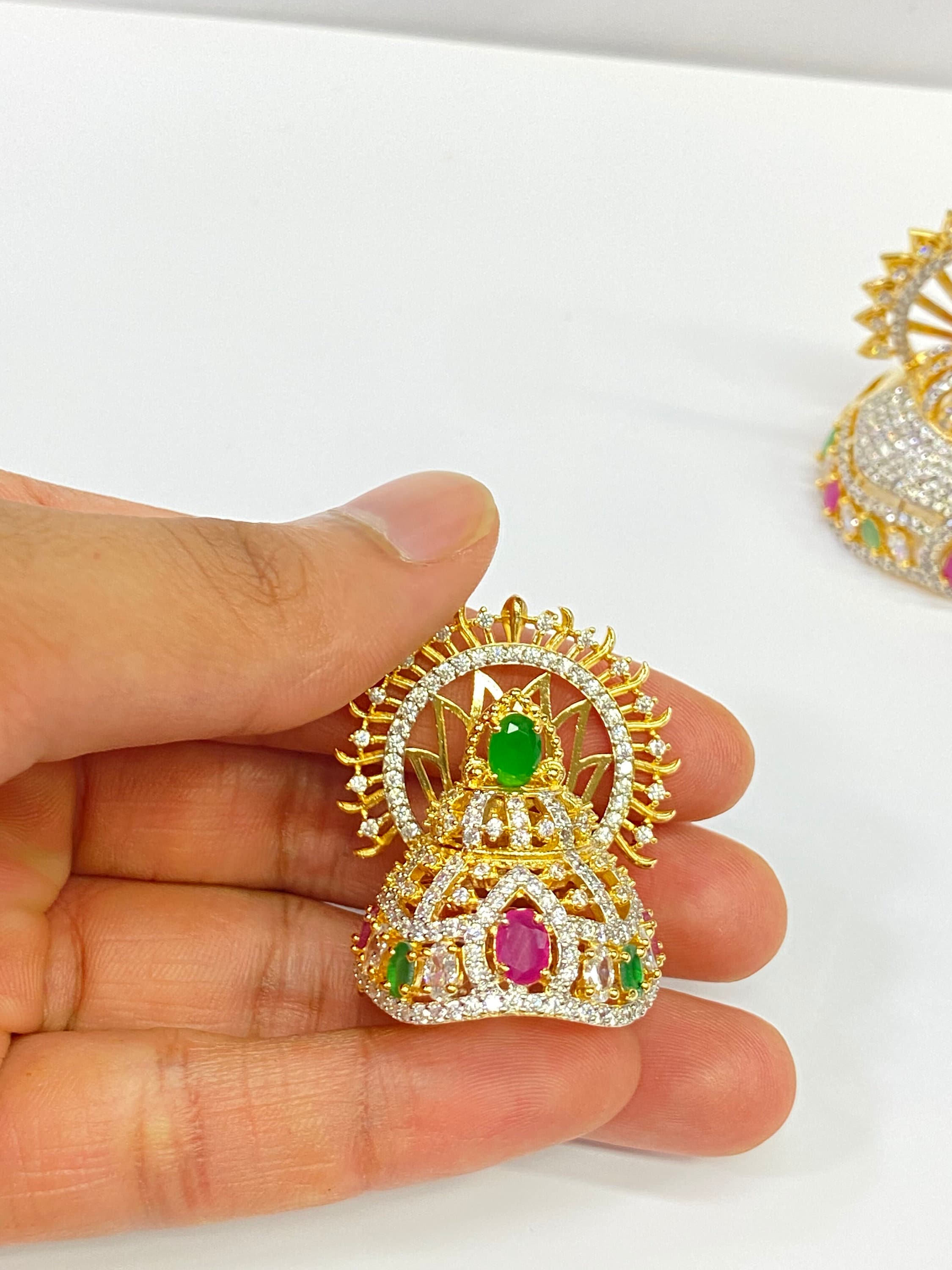 Mukut for Krishna Deity, Laddu Gopal Mukut, Bal Krishna Accessories ...
