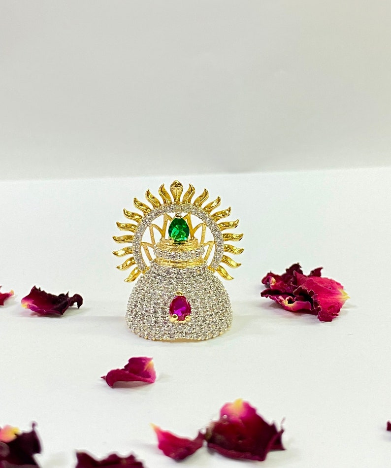 Gold Krishna Mukut, Laddu Gopal Mukut Shringar, Gold Deity Crown and ...