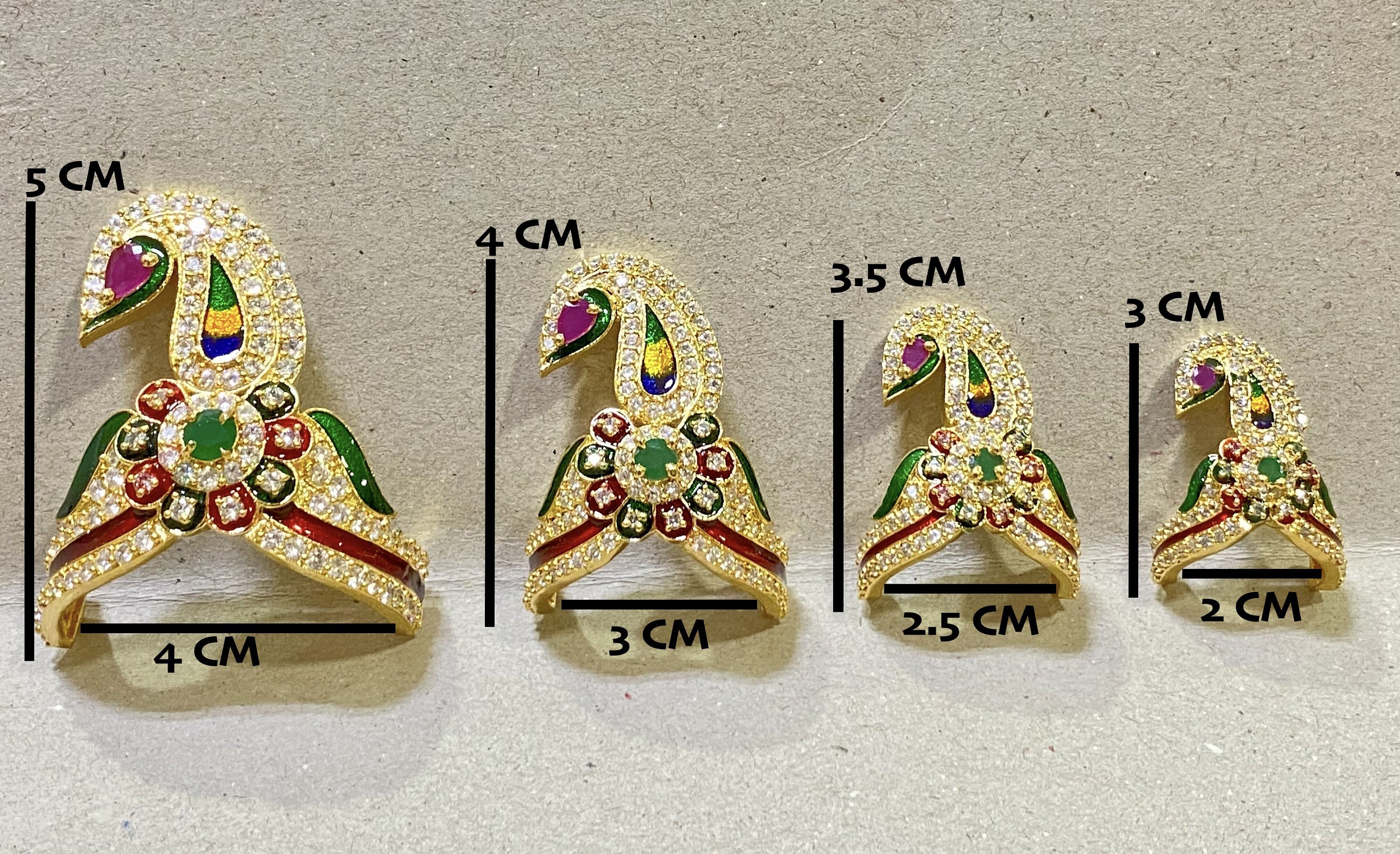 Laddu Gopal Mukut, Krishna Mukut, Shri Krishna Pagdi/turban/crown ...