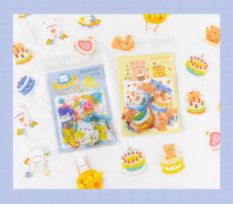 40pcs Small Cute Stickers Kawaii Stickers Happy Mail - Etsy