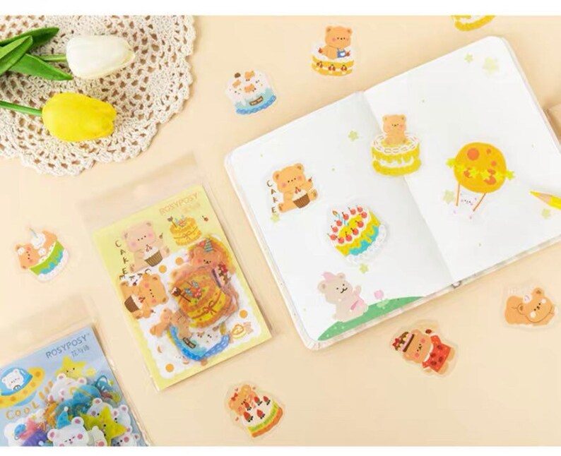 40pcs Small Cute Stickers Kawaii Stickers Happy Mail - Etsy