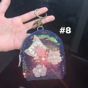 Mini Coin Purse, Coin Pouch, Keychain Purse, Mini Boxy Zipper Pouch ...