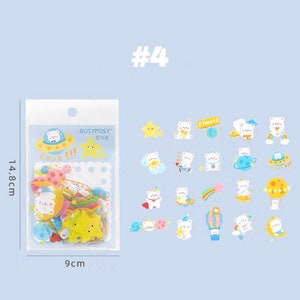 40pcs Small Cute Stickers, Kawaii Stickers, Happy Mail Stickers, Cute ...