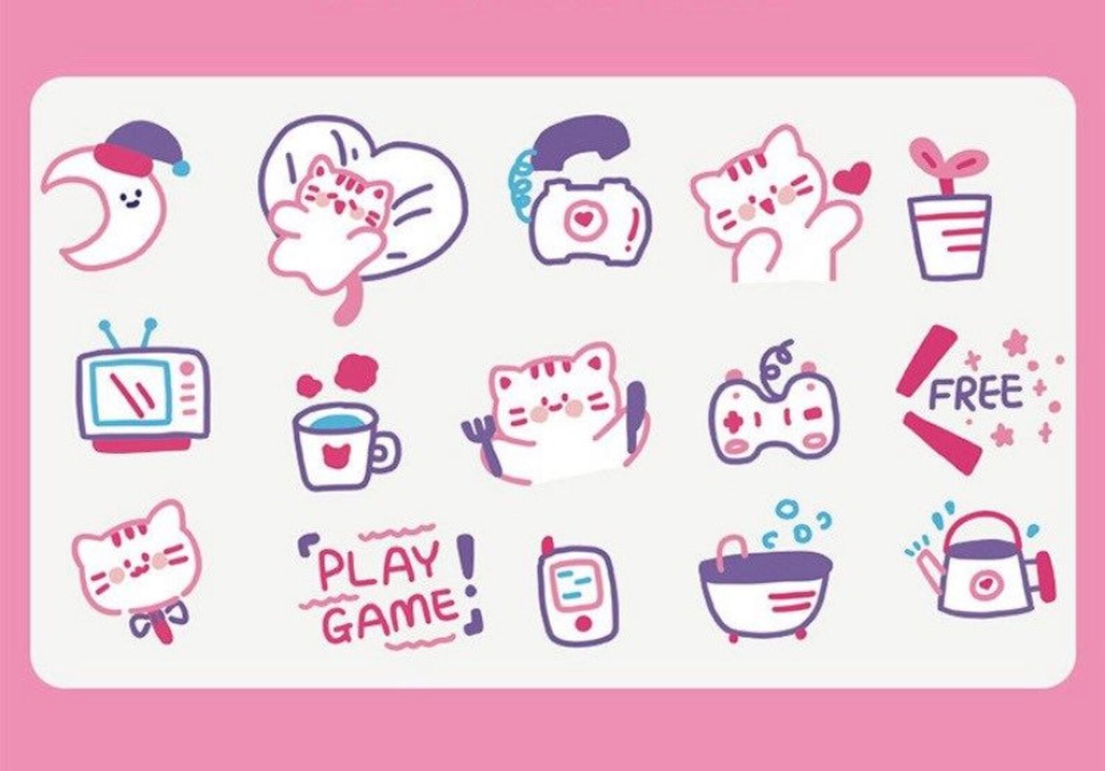 45pcs Small Cute Stickers Kawaii Stickers Happy Mail - Etsy