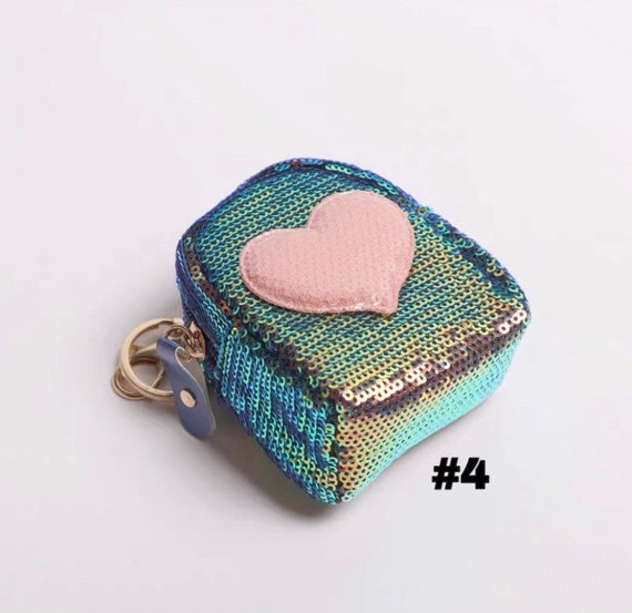 Mini Coin Purse Coin Pouch Keychain Purse Mini Boxy Zipper | Etsy