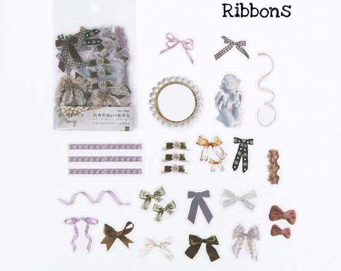 40pcs Vintage Scrapbooking Sticker Pack Die Cut Stickers - Etsy