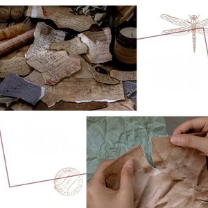 8pcs Vintage Paper Set Vintage Scrapbooking Paper Vintage - Etsy