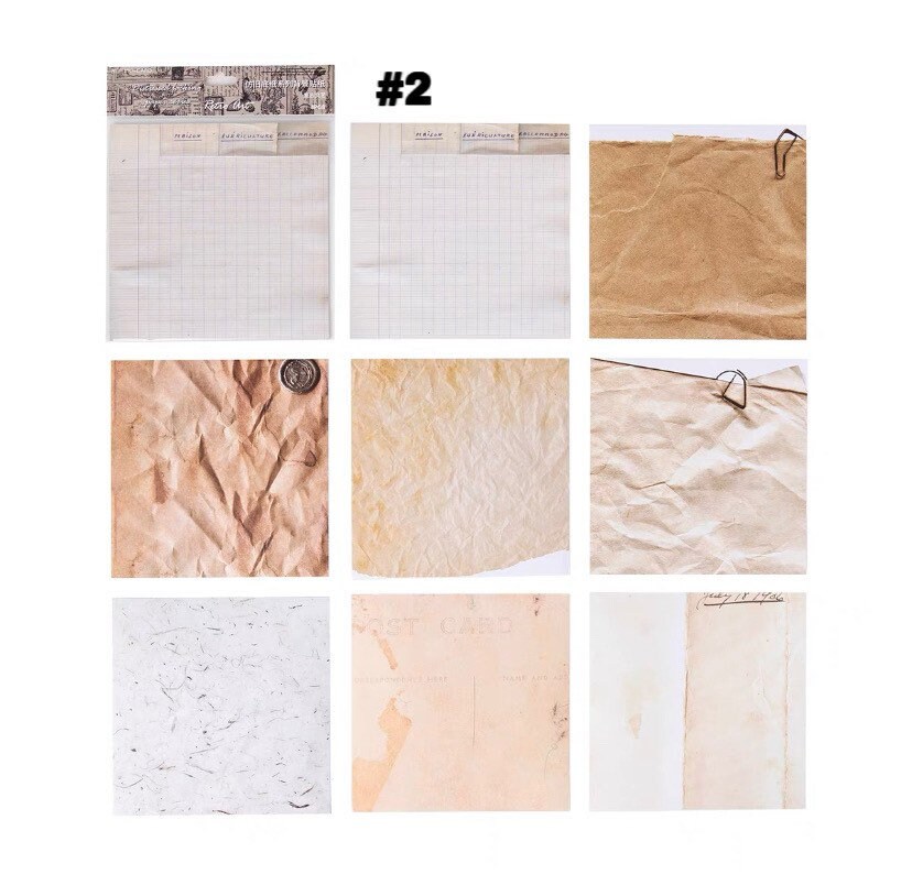 8pcs Vintage Paper Set Vintage Scrapbooking Paper Vintage | Etsy