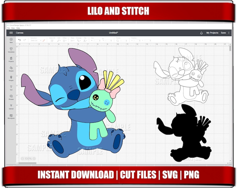 Lilo and Stitch Svg Instant Download Lilo and Stitch for - Etsy