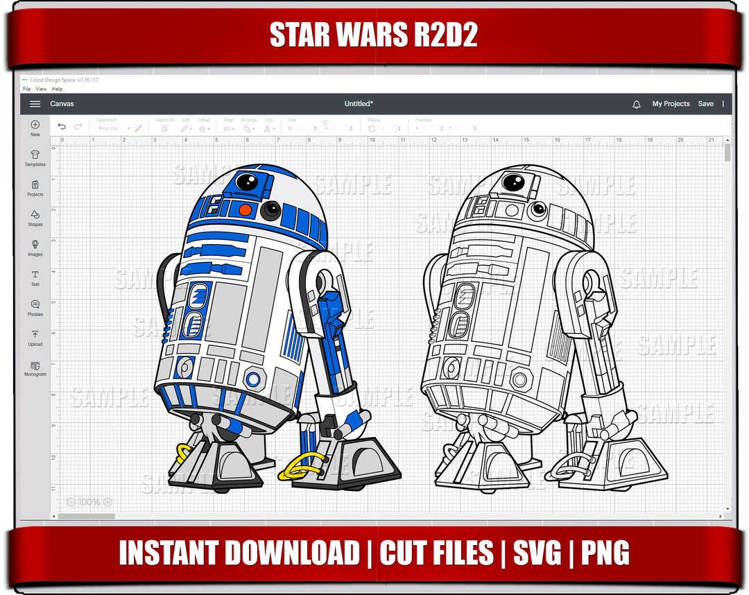R2D2 Svg, Star Wars Svg, Star Wars Clipart Png, Digital Star Wars ...