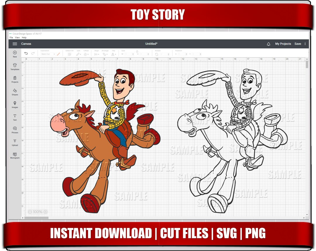 Toy Story Svg, Toy Story Clipart, Toy Story Cut Files Silhouette ...