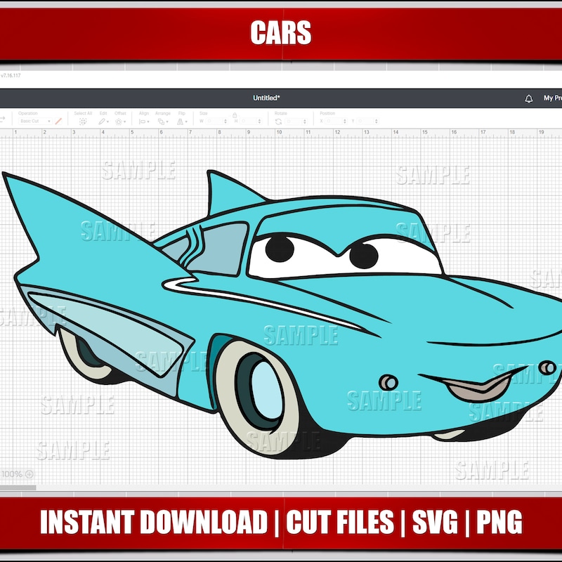 Printable Cuttable Car Svg - Etsy