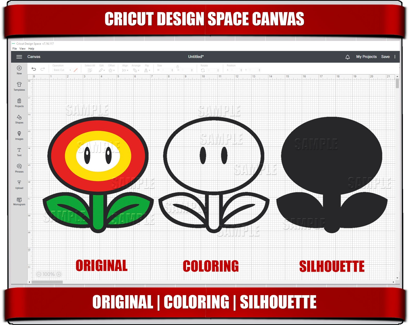 Mario Flower SVG, Luigi Birthday Clipart (digital Printable) - Etsy