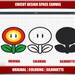 Mario Flower SVG, Luigi Birthday Clipart (digital Printable) - Etsy
