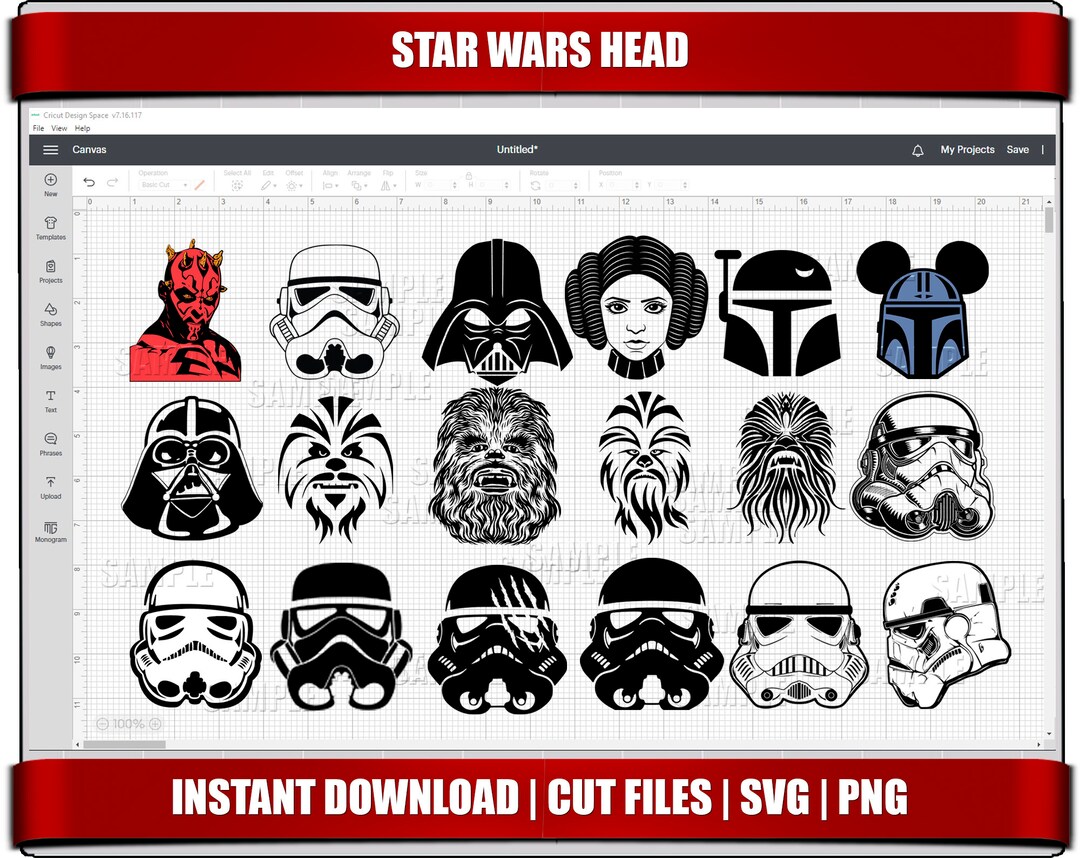Star Wars Svg Head, Mandalorian Svg, Grogu Svg, Baby Yoda Svf Instant ...