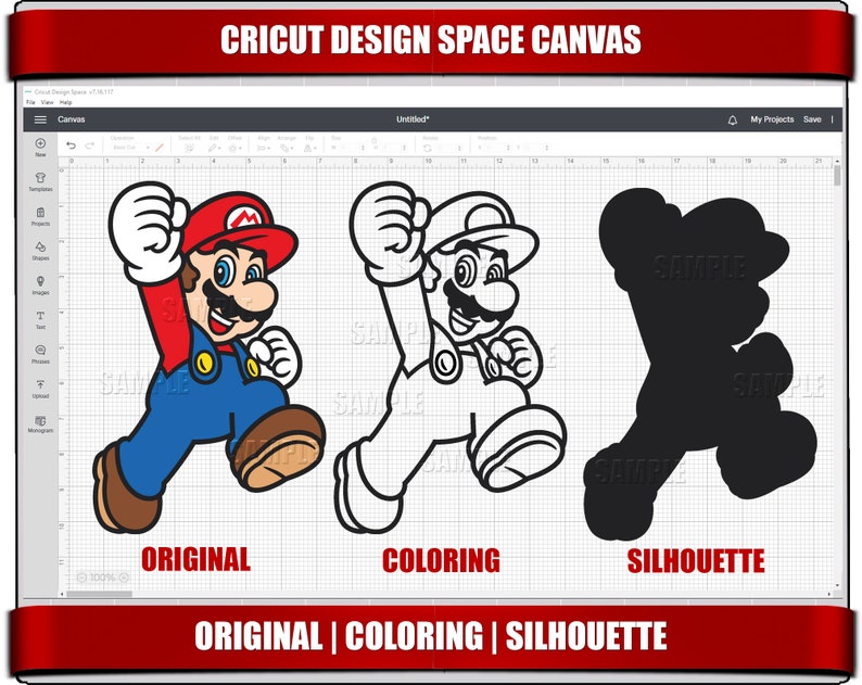 Mario Svg Mario Png Clipart Luigi Svg Mario Birthday Svg for - Etsy