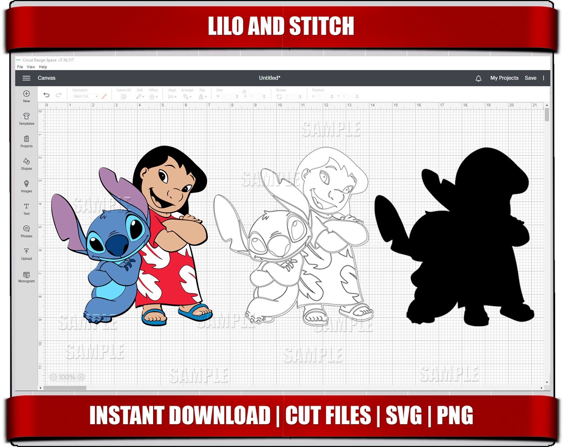 Lilo and Stitch Svg Instant Download Lilo and Stitch for - Etsy