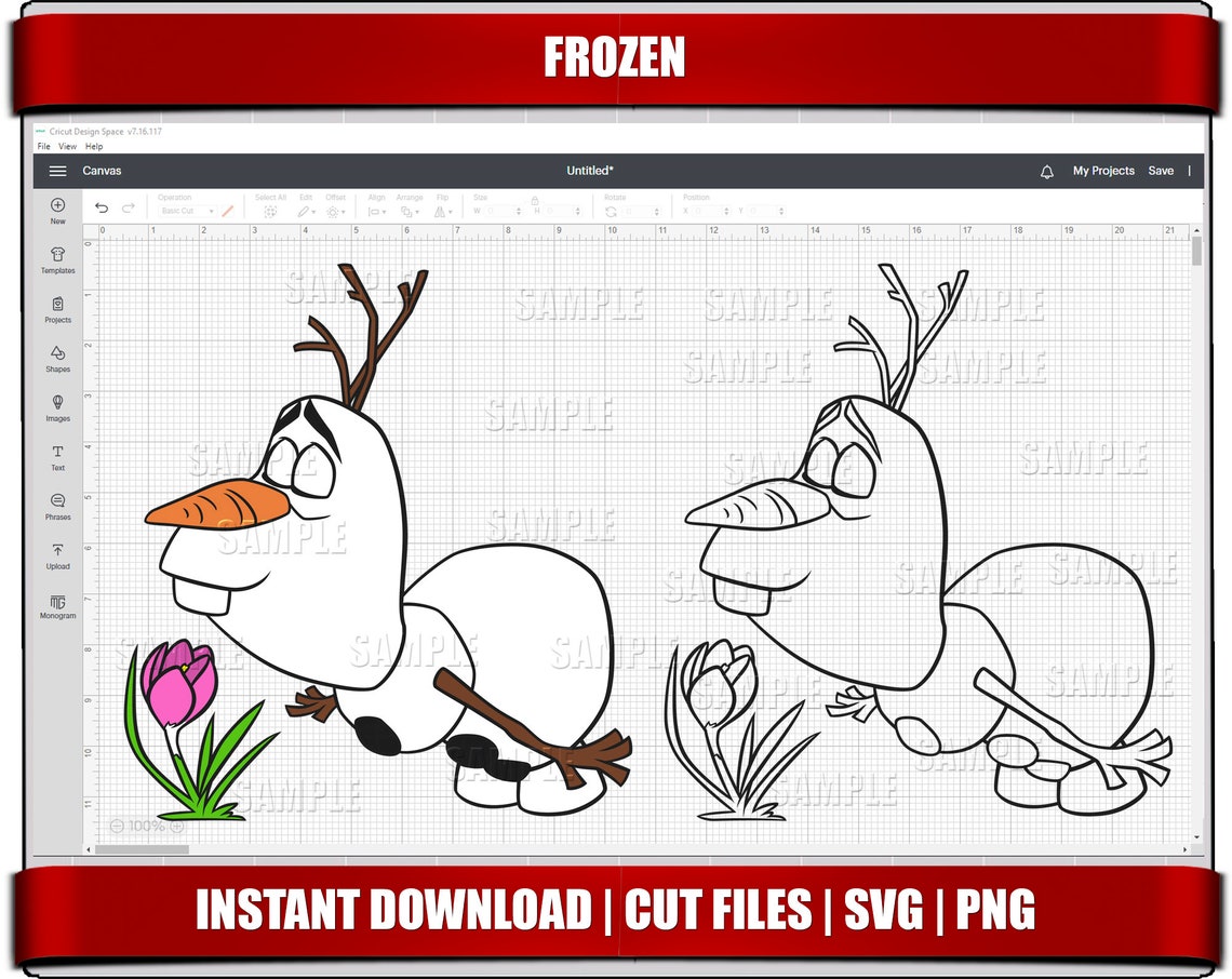 Olaf Snowman SVG, Frozen Clipart, Elsa Anna Cut Files (digital Download ...