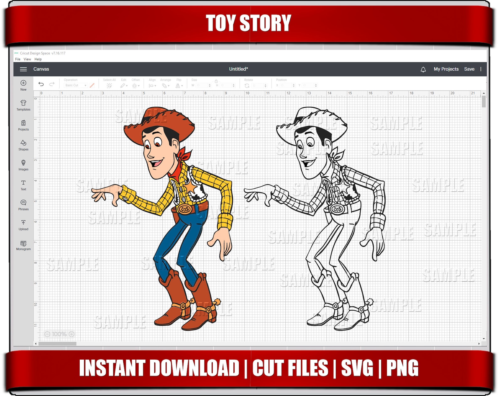Toy Story Svg Woody Svg Buzz Svg Toy Story Png Clipart - Etsy