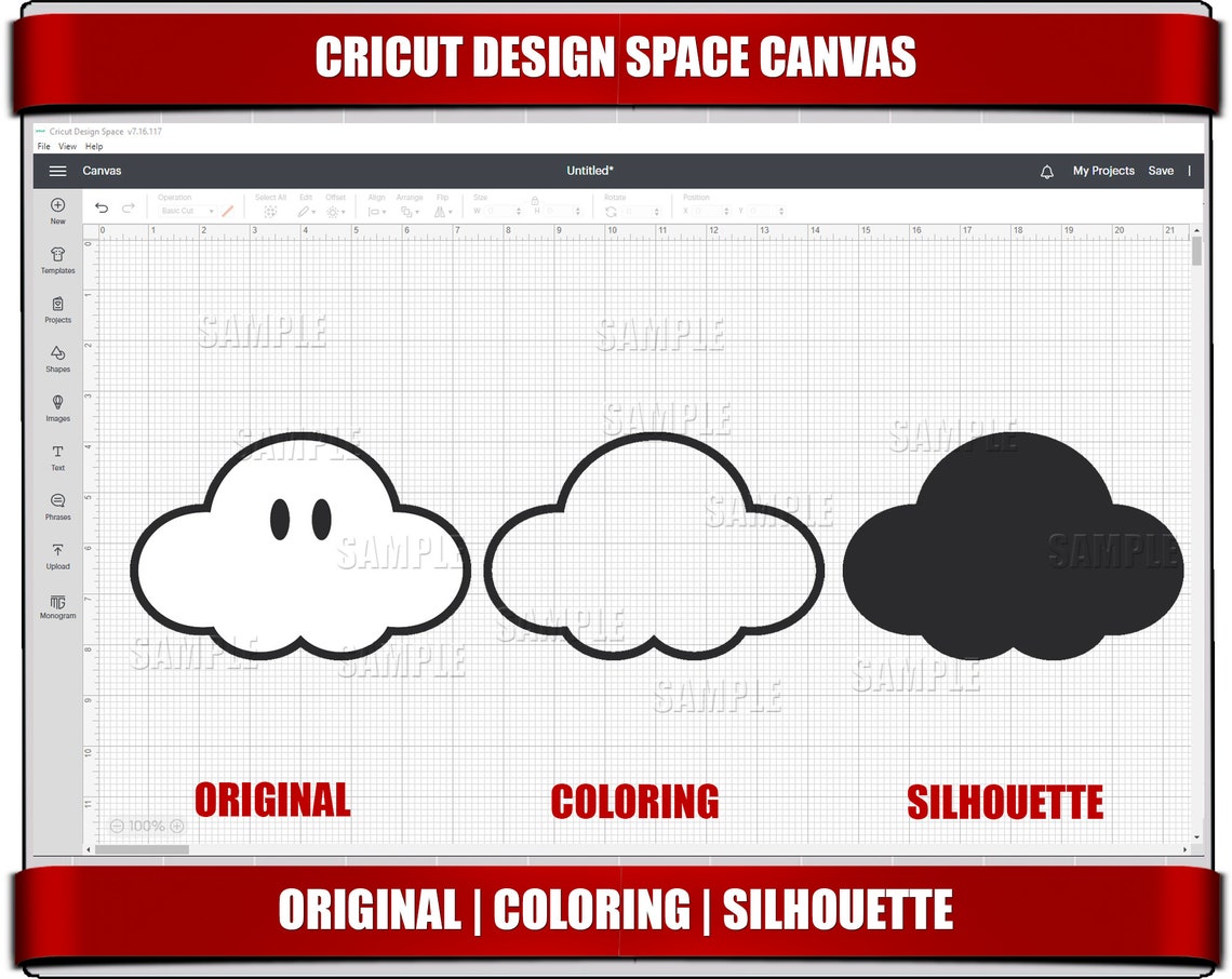 Mario Svg, Mario Cloud Svg Png Clipart, Luigi Svg Mario Birthday Cricut ...