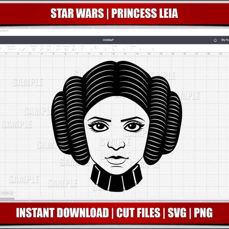 Princess Leia Svg - Etsy