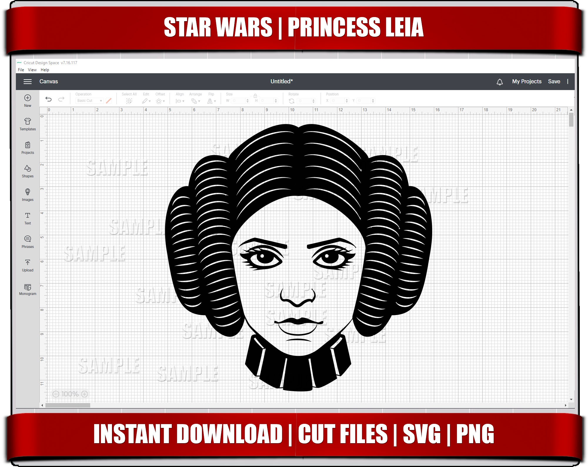 Princess Leia Svg Png Clipart Star Wars Svg Instant - Etsy Australia