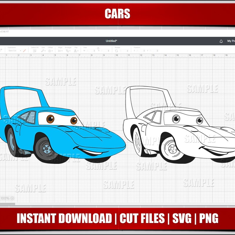 Cars Pixar Wall Decal - Etsy