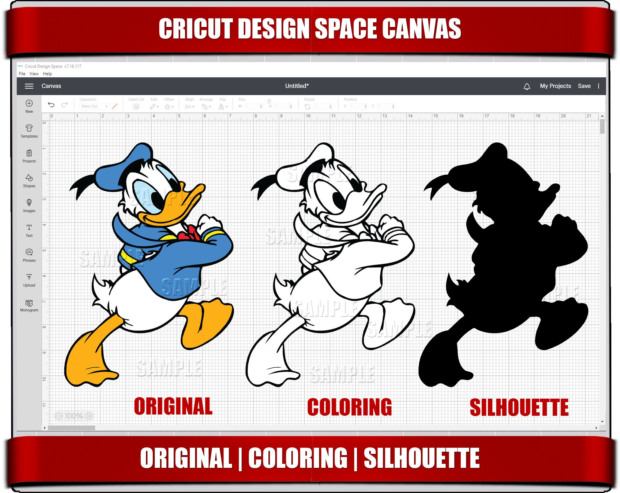 Donald Duck Svg Mickey Mouse Svg Instant Download Cricut - Etsy