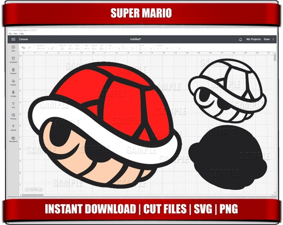 Mario Svg Mario Png Clipart Shell Svg Mario Birthday Svg for - Etsy ...