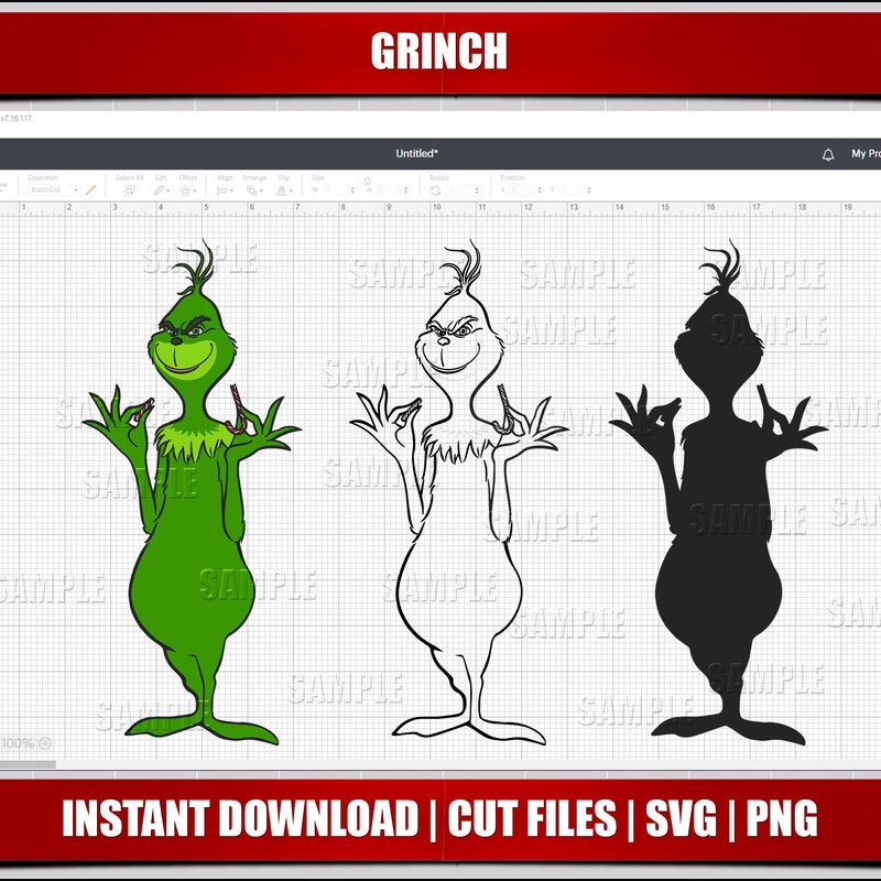 Grinch Svg File - Etsy
