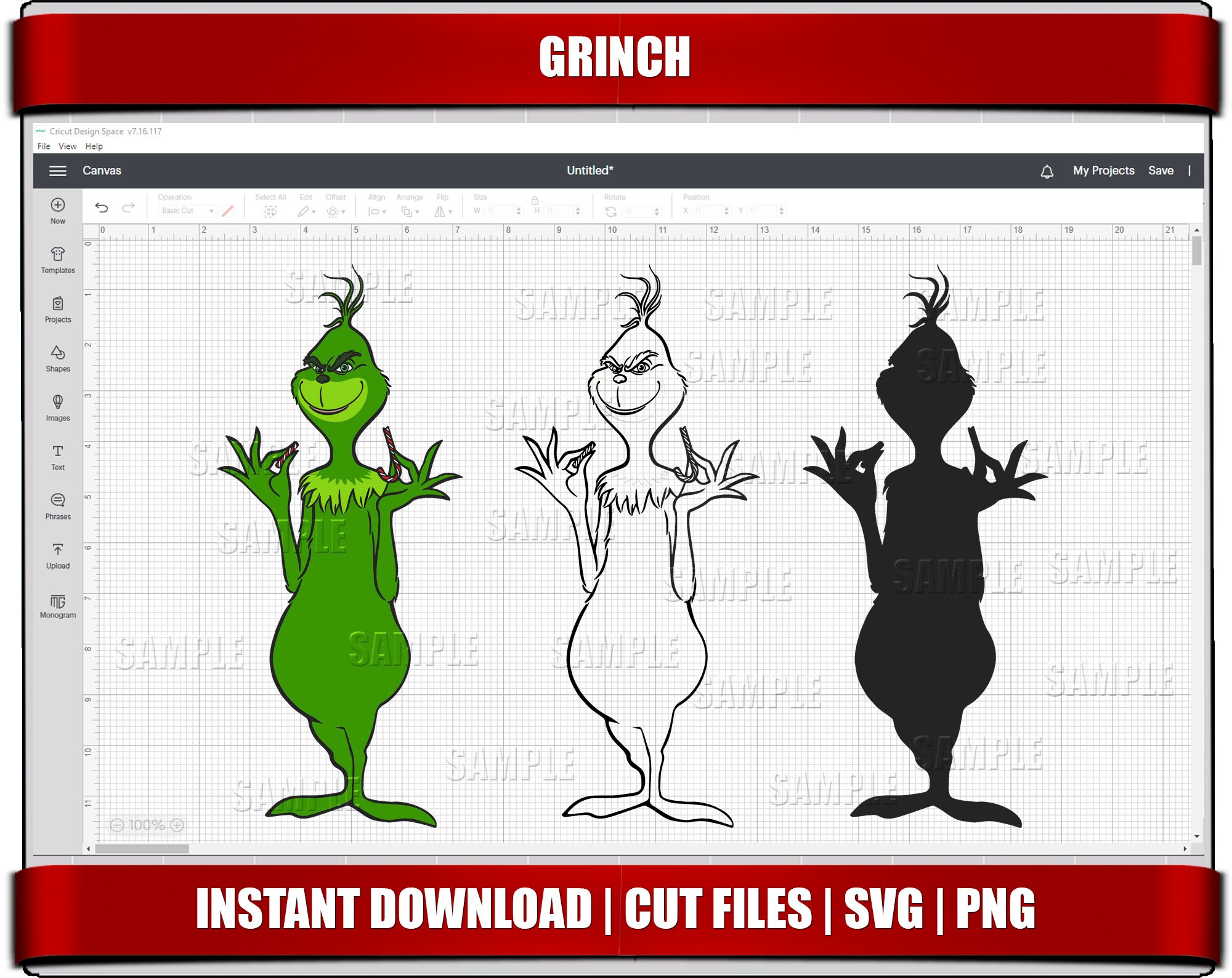 Grinch Svg Christmas Svg Grinch Clipart Grinch Png Svg for - Etsy