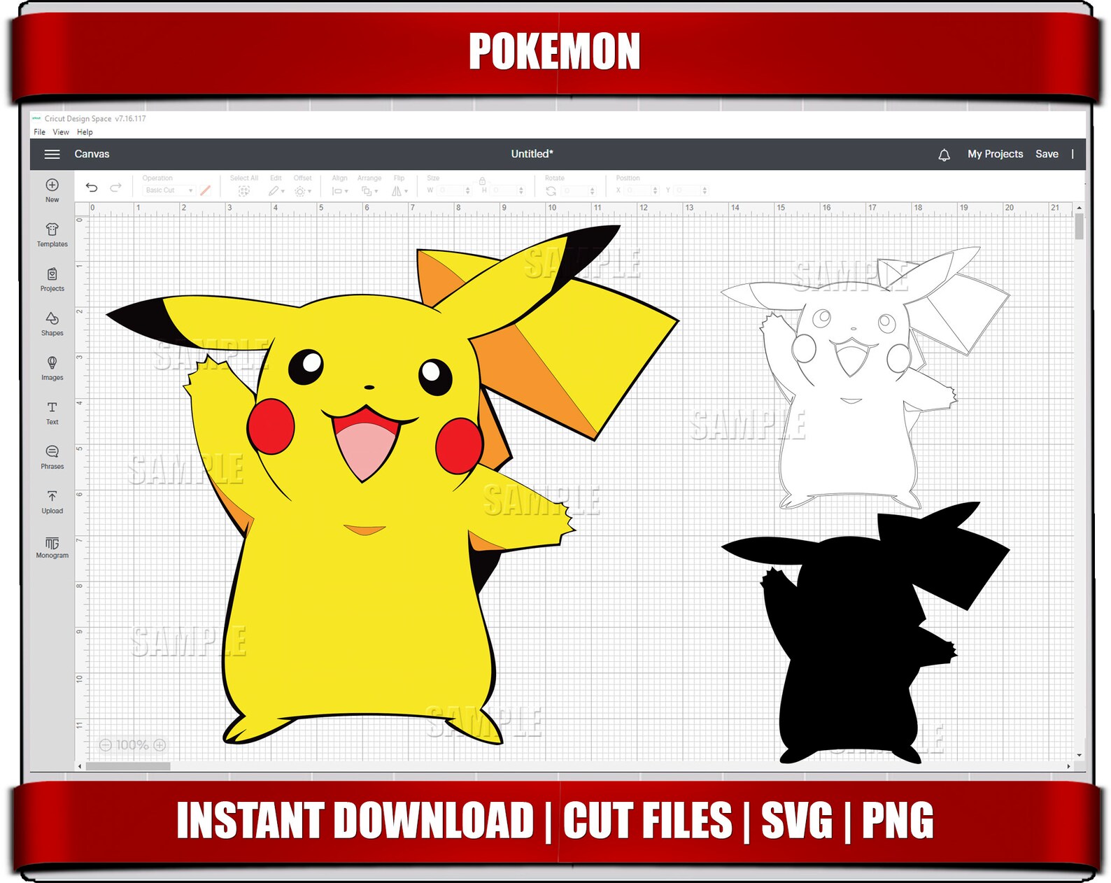 Pokemon Svg Instant Download Pokemon for Cricut Svg Digital - Etsy