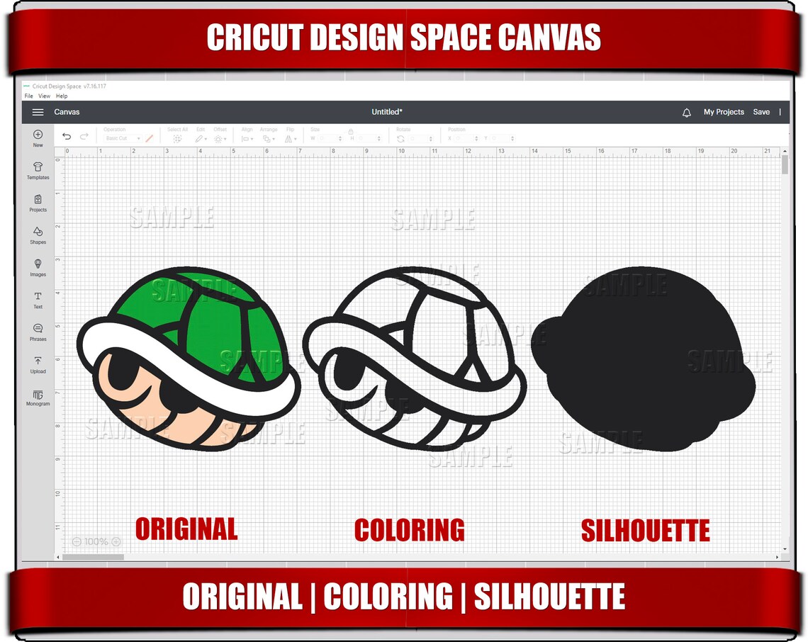 Mario Shell SVG, PNG Clipart, Birthday Cricut Cut Files (digital ...