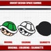 Mario Shell SVG, PNG Clipart, Birthday Cricut Cut Files (digital ...