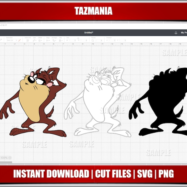 Taz Mania Devil Png - Etsy