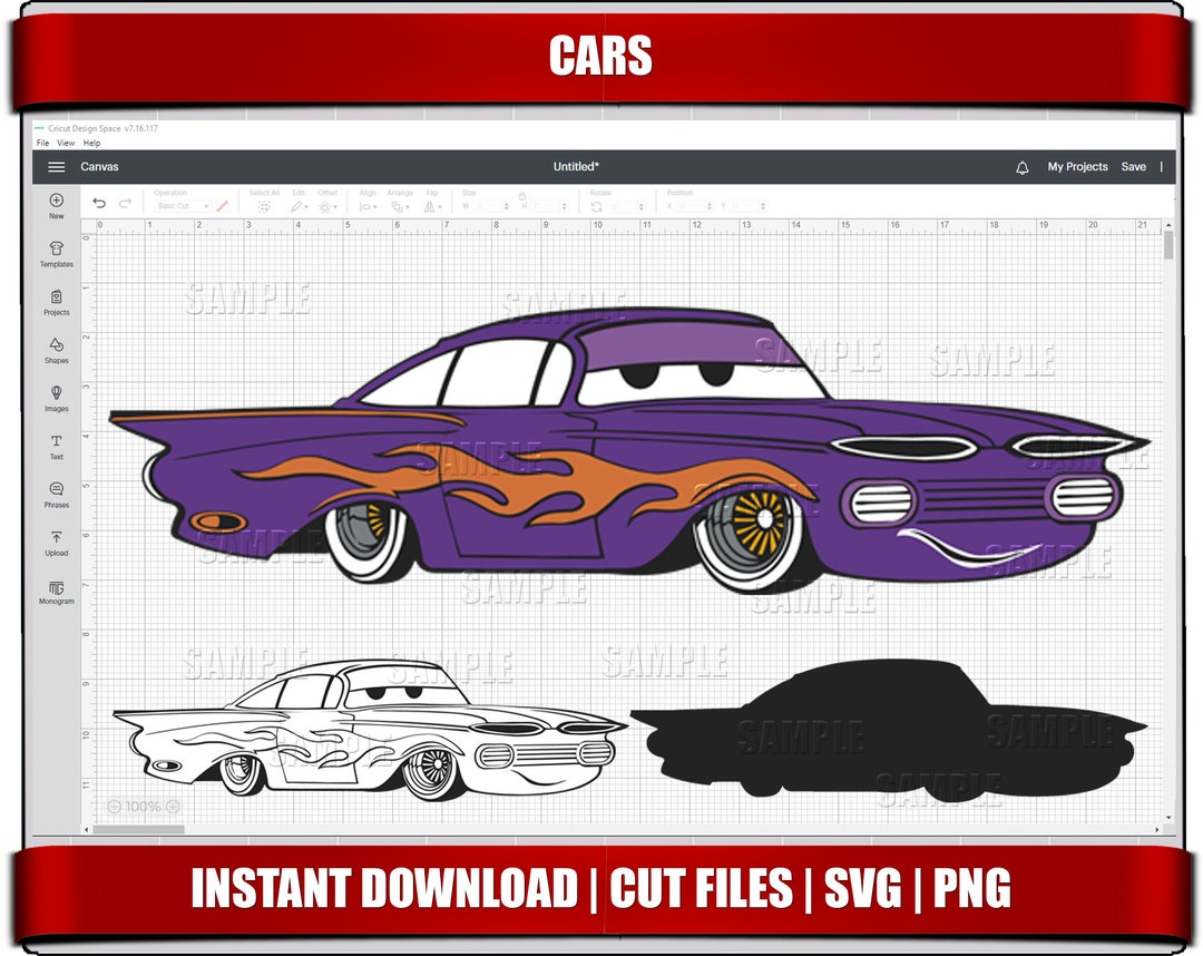 Cars Svg Png Clipart, Ramone Svg Lighting Mcqueen Instant Download, for ...