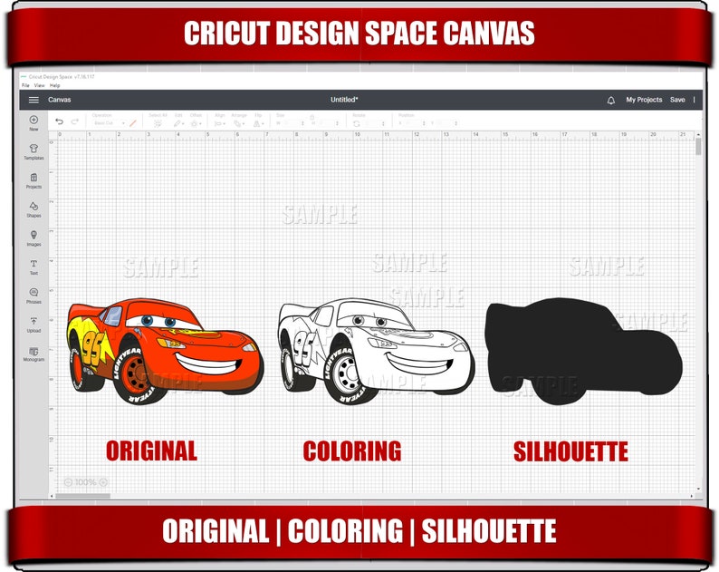 Cars Svg Png Clipart, Lighting Mcqueen Instant Download, for Cricut ...