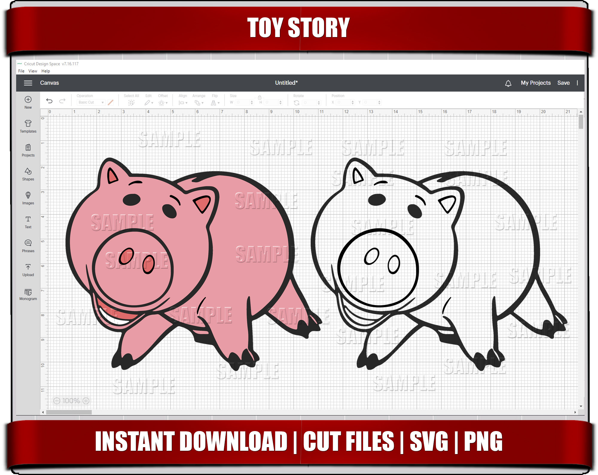 Pig Svg Hamm Svg Toy Story Svg Woody Svg Png Clipart - Etsy Australia