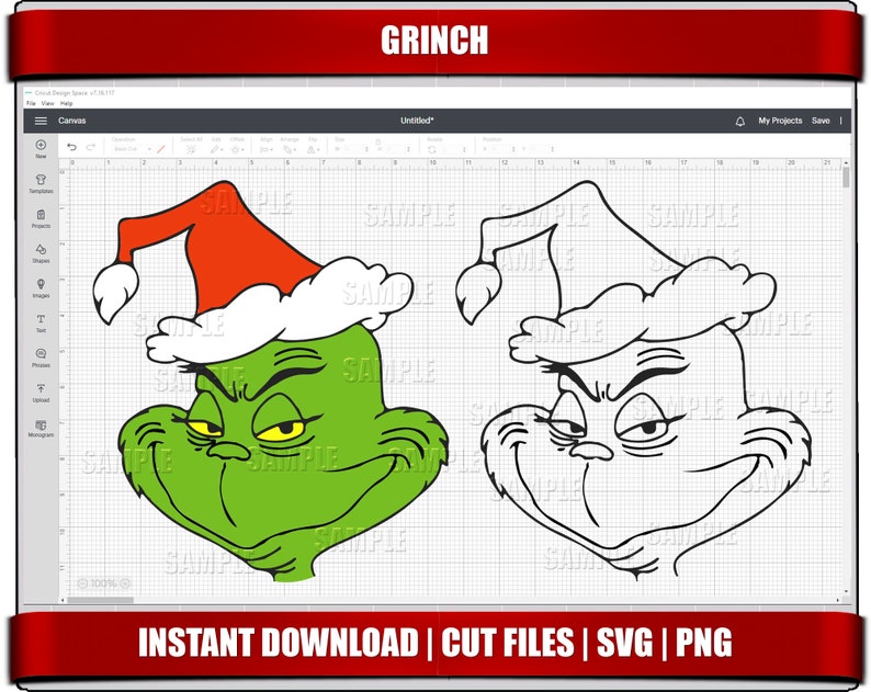 Grinch Svg, Christmas Svg, Grinch Clipart, Grinch Png, Svg for Cricut ...
