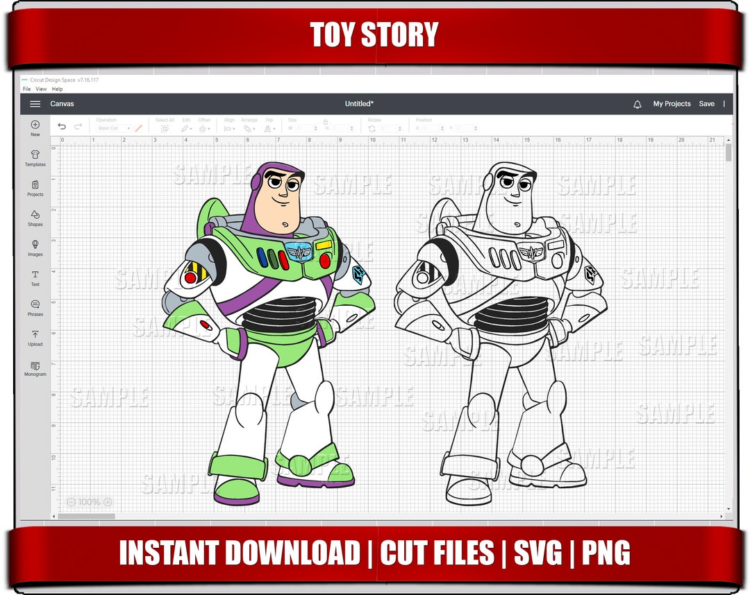 Buzz Svg, Toy Story Svg, Woody Svg, Toy Story Png Clipart, Instant ...