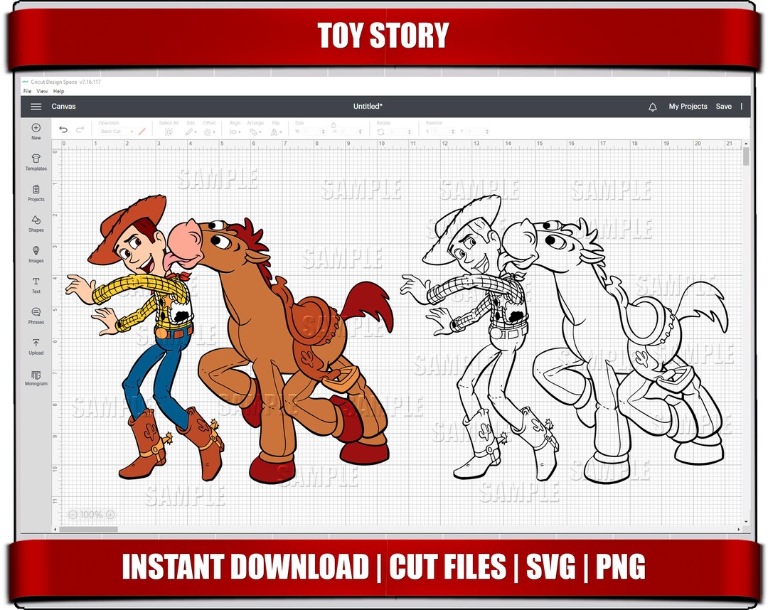 Toy Story Svg, Toy Story Clipart, Toy Story Cut Files Silhouette ...