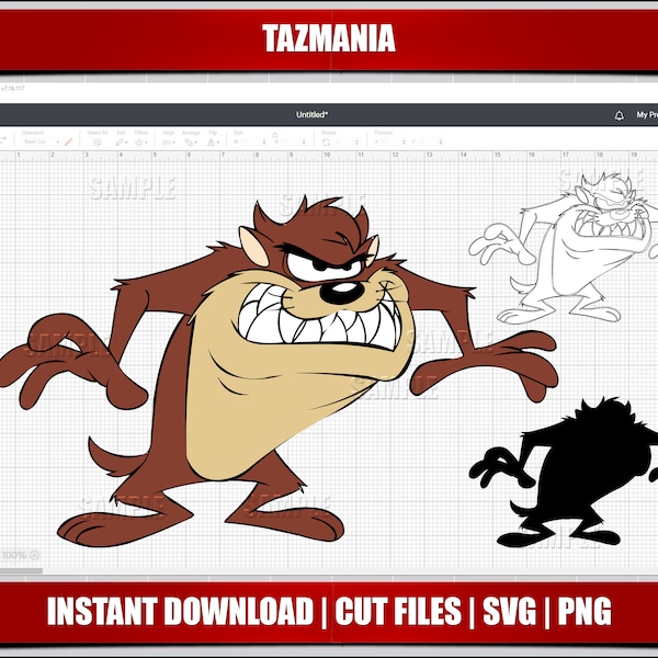 Taz Svg Files - Etsy