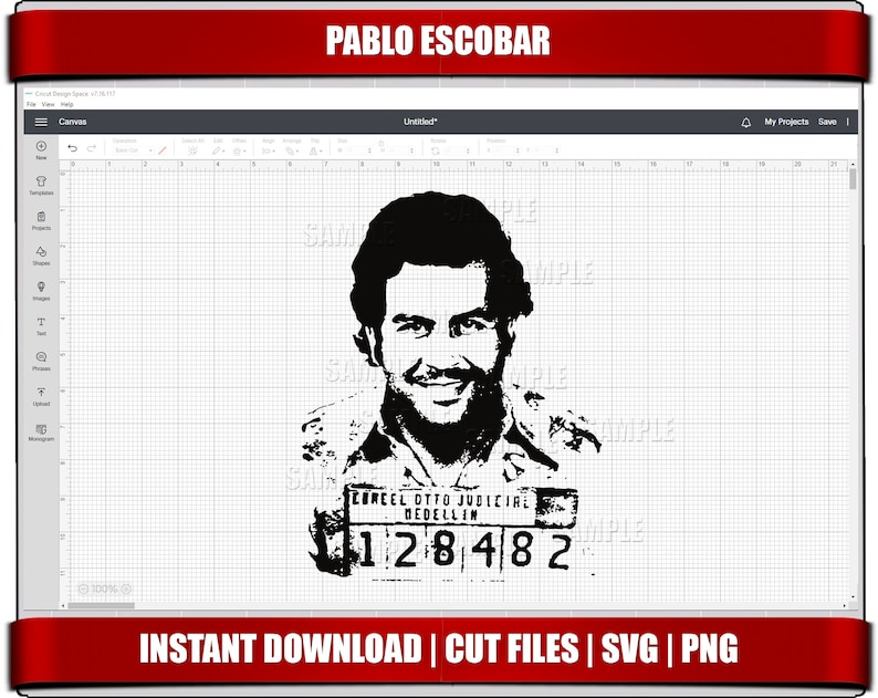 Pablo Escobar Clipart, SVG Cut Files (digital Download) - Etsy