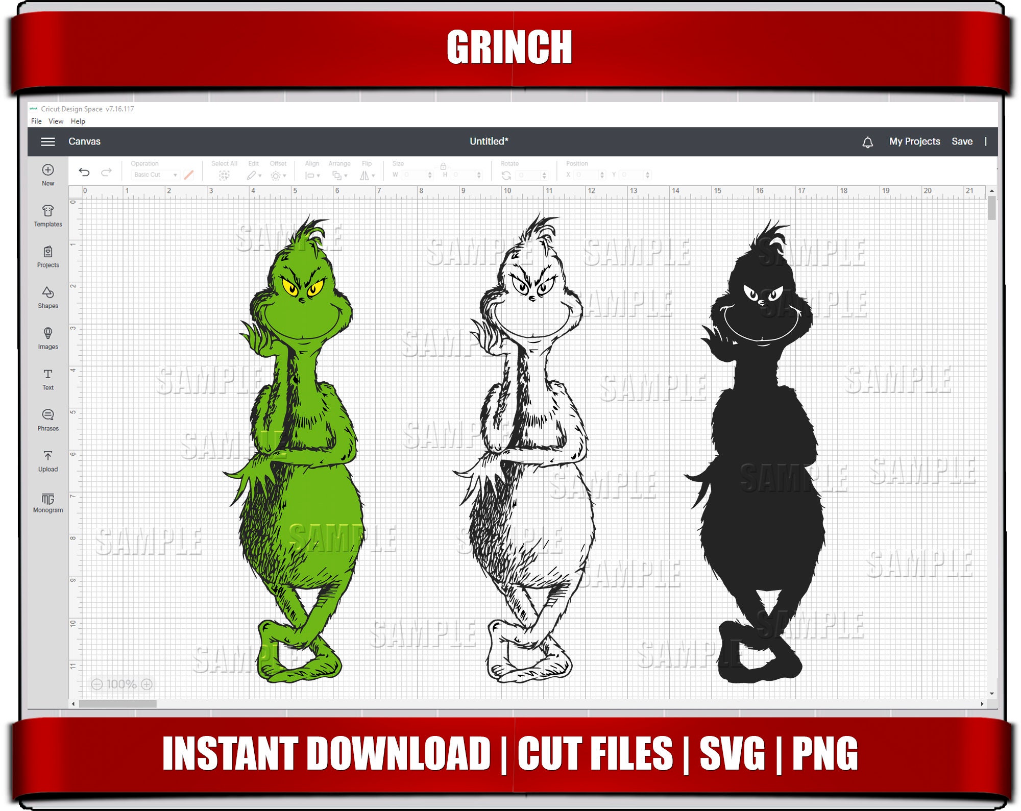 Grinch Svg, Christmas Svg, Grinch Clipart, Grinch Png, Svg for Cricut ...