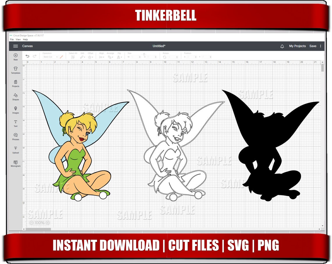 Tinkerbell Svg Tinkerbell Clipart Cricut Cut Files - Etsy Australia