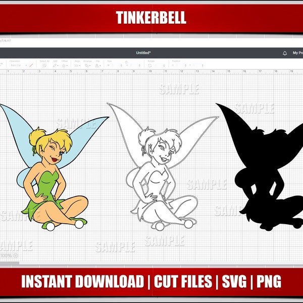 Tinkerbell Svg - Etsy